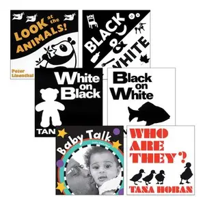 KAPLAN EARLY LEARNING COMPANY Black And White Board Booksset Of 6 - Multicolor