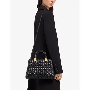 BVLGARI Leather Top-handle Bag - Black