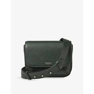 ASPINAL OF LONDON Ella Woven Leather Cross-body Bag - Alpine