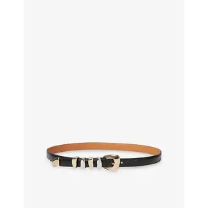 Claudie Pierlot Sculpted-loop Leather Belt