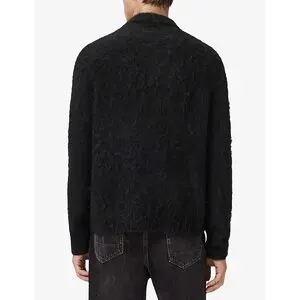 ALLSAINTS Brushed-texture Stretch-knit Jumper