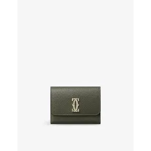 CARTIER C De Mini Leather Wallet - Green