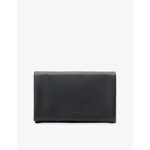 ALLSAINTS Harluna Logo-debossed Leather Wallet - Black