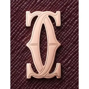 Cartier C De Mini Leather Wallet - Grape