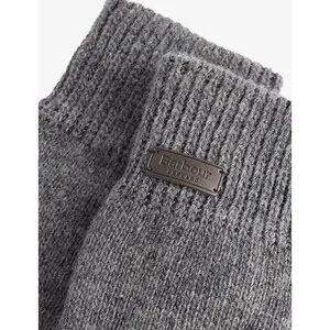 Barbour Carlton Wool-blend Knitted Gloves - Grey