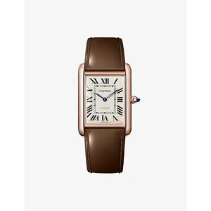 CARTIER Tank Louis Large 18ct Rose-gold Watch - Rose Gold
