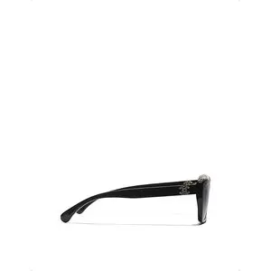 Chanel Butterfly-frame Acetate Sunglasses