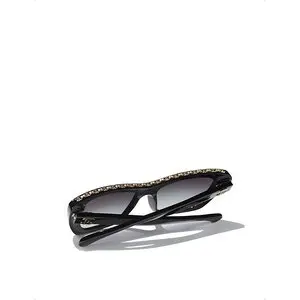 Chanel Butterfly-frame Acetate Sunglasses