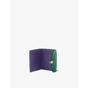 BVLGARI Serpenti Forever Leather Wallet - Green