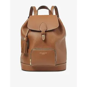 ASPINAL OF LONDON Leather Backpack - Tan