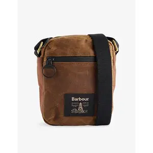 Barbour Waxed-cotton Cross-body Bag - Tan/black