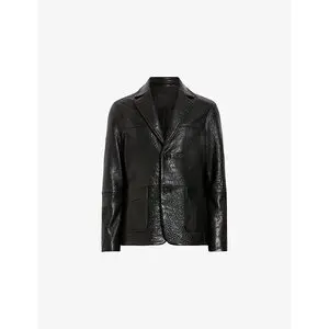 ALLSAINTS Shadwell Single-breasted Leather Blazer