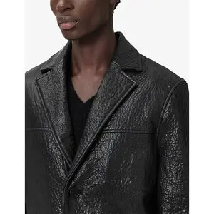 ALLSAINTS Shadwell Single-breasted Leather Blazer