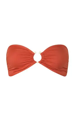 Johanna Ortiz Seawaters Bikini Top Red