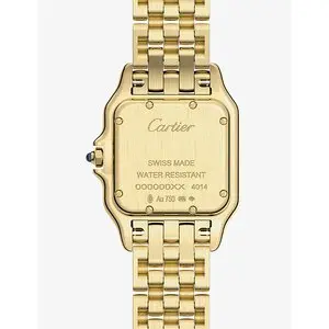 Cartier Panthère De 18ct Yellow Quartz Watch - Gold