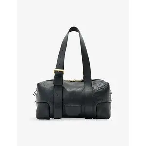 ALLSAINTS Ares Leather Shoulder Bag - Black