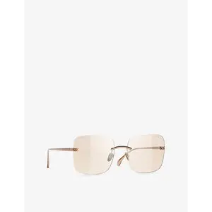 Chanel Square-frame Titanium Sunglasses