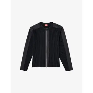 DIESEL® Cotton-knit Zip-up Cardigan - 900