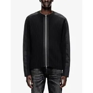 DIESEL® Cotton-knit Zip-up Cardigan - 900