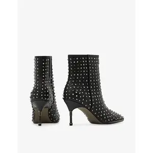 ALLSAINTS Natasha Studded Leather Ankle Boots
