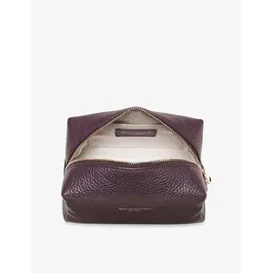 ASPINAL OF LONDON London Medium Leather Cosmetic Case - Fig