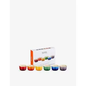 LE CREUSET Stoneware Mini Ramekins Set Of Six - Rainbow