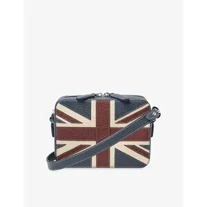 ASPINAL OF LONDON Union Jack Leather Camera Bag - Brit