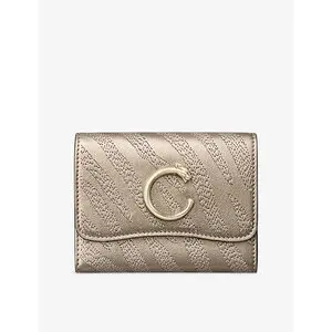 CARTIER Panthère C De Leather Wallet - Golden