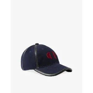 Claudie Pierlot Logo-embroidered Wool-blend Baseball Cap - Navy