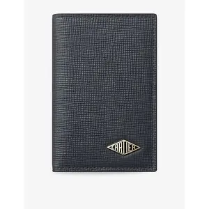 CARTIER Losange Leather Card Holder - Grey