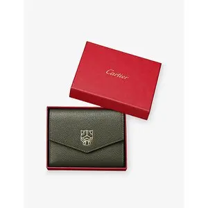 Cartier Panthère Graphique De Mini Leather Wallet - Green