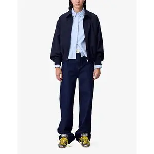 Claudie Pierlot Long-sleeved Cotton Shirt With Button Detail