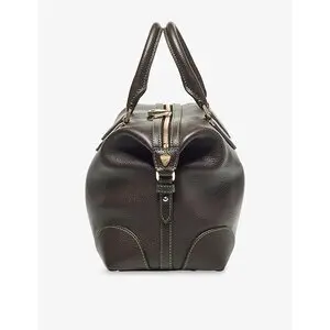 ASPINAL OF LONDON Hudson Leather Bowling Bag - Darkbrown