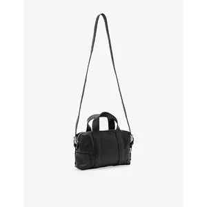 ALLSAINTS Ares Leather Cross-body Bag - Black/silver