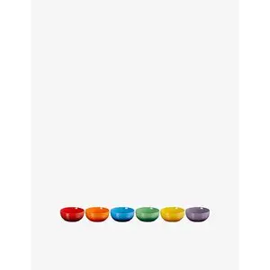 LE CREUSET Stoneware Coupe Cereal Bowls Set Of Six Worth £108