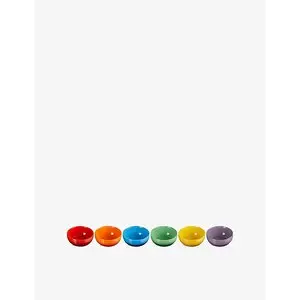 LE CREUSET Stoneware Coupe Cereal Bowls Set Of Six Worth £108