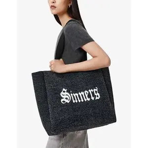 ALLSAINTS Izzy Saint Woven Tote