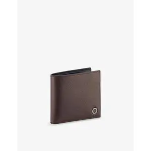 BVLGARI Leather Compact Wallet - Brown