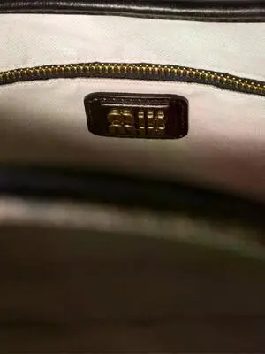 Miu Miu Ivy Leather Tote Bag - Brown