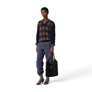 Miu Miu Ivy Denim Shoulder Bag