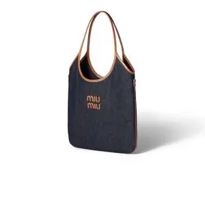 Miu Miu Ivy Denim Shoulder Bag