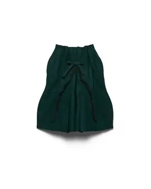 Prada Shetland Wool Midi Skirt