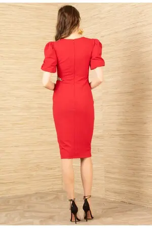 Hale Bob Billie Beaded Midi Dress