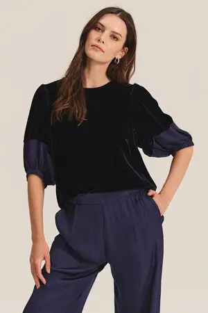 Velvet By Graham & Spencer Puff Sleeve Blouses