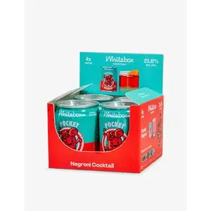 WHITEBOX COCKTAILS Pocket Negroni 4 X 100ml - One-color