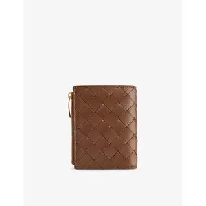 Bottega Veneta Intrecciato Small Bi-fold Leather Wallet