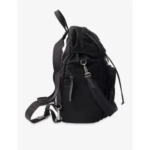 Prada Re-nylon Shell Backpack - Black
