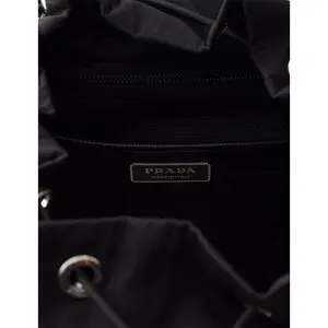 Prada Re-nylon Shell Backpack - Black