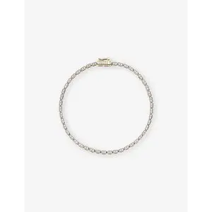 Monica Vinader 14ct Yellow- Lab-grown Diamond Tennis Bracelet
