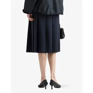 Prada Wool Midi Skirt